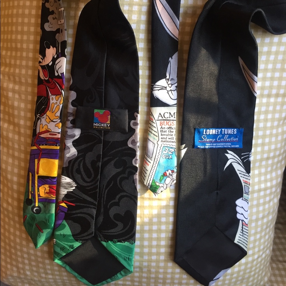 Looney Tunes - Bugs Bunny Men's Tie & Goofy Tie - Gem